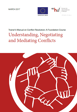 Trainer’s manual on conflict resolution: a foundation course ...